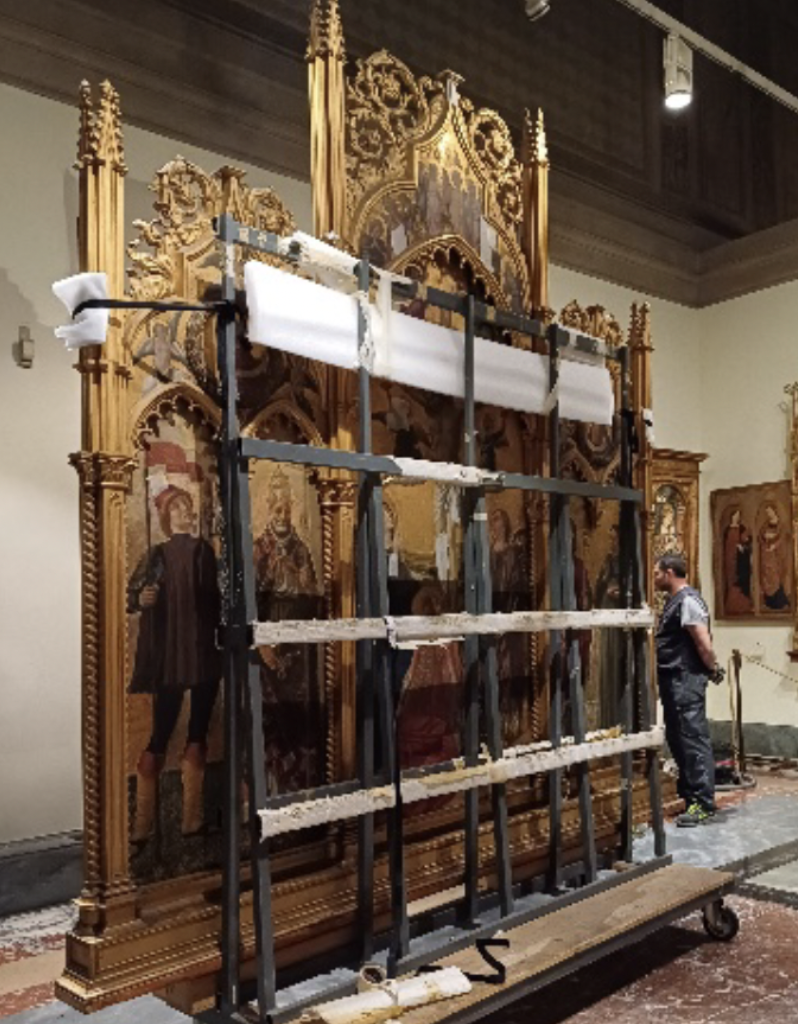 Triptych with Crucifixion and Saints | PAVM