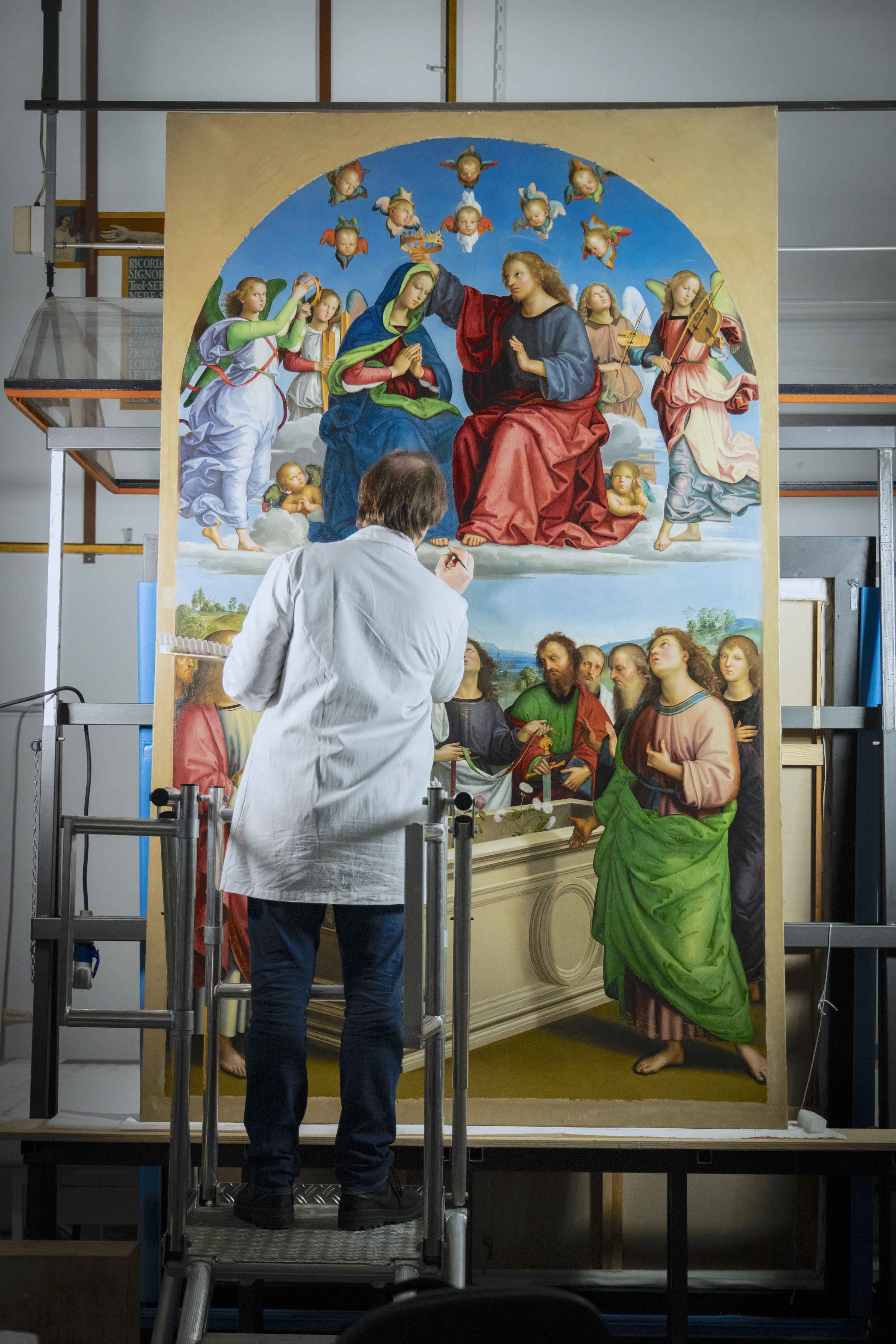 Coronation of the Virgin, "Oddi Altarpiece" | PAVM