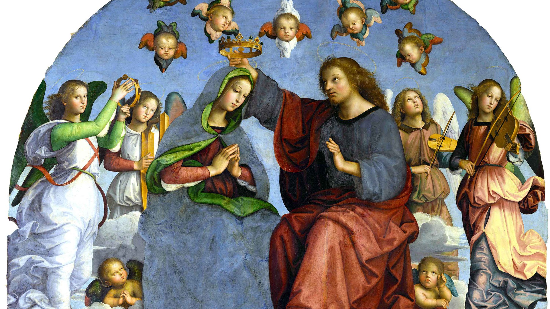 Coronation of the Virgin, "Oddi Altarpiece" | PAVM