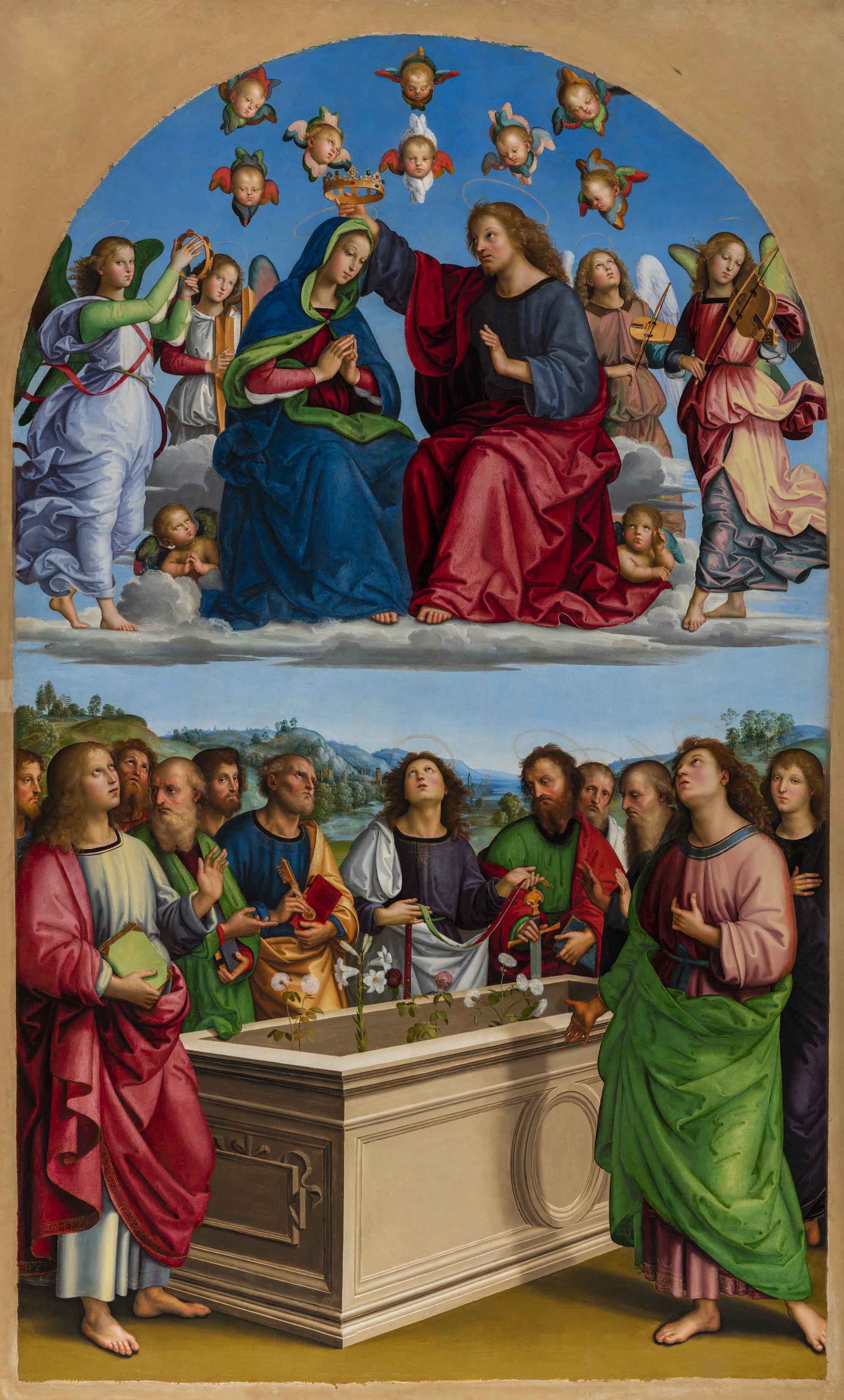 Coronation of the Virgin, "Oddi Altarpiece" | PAVM