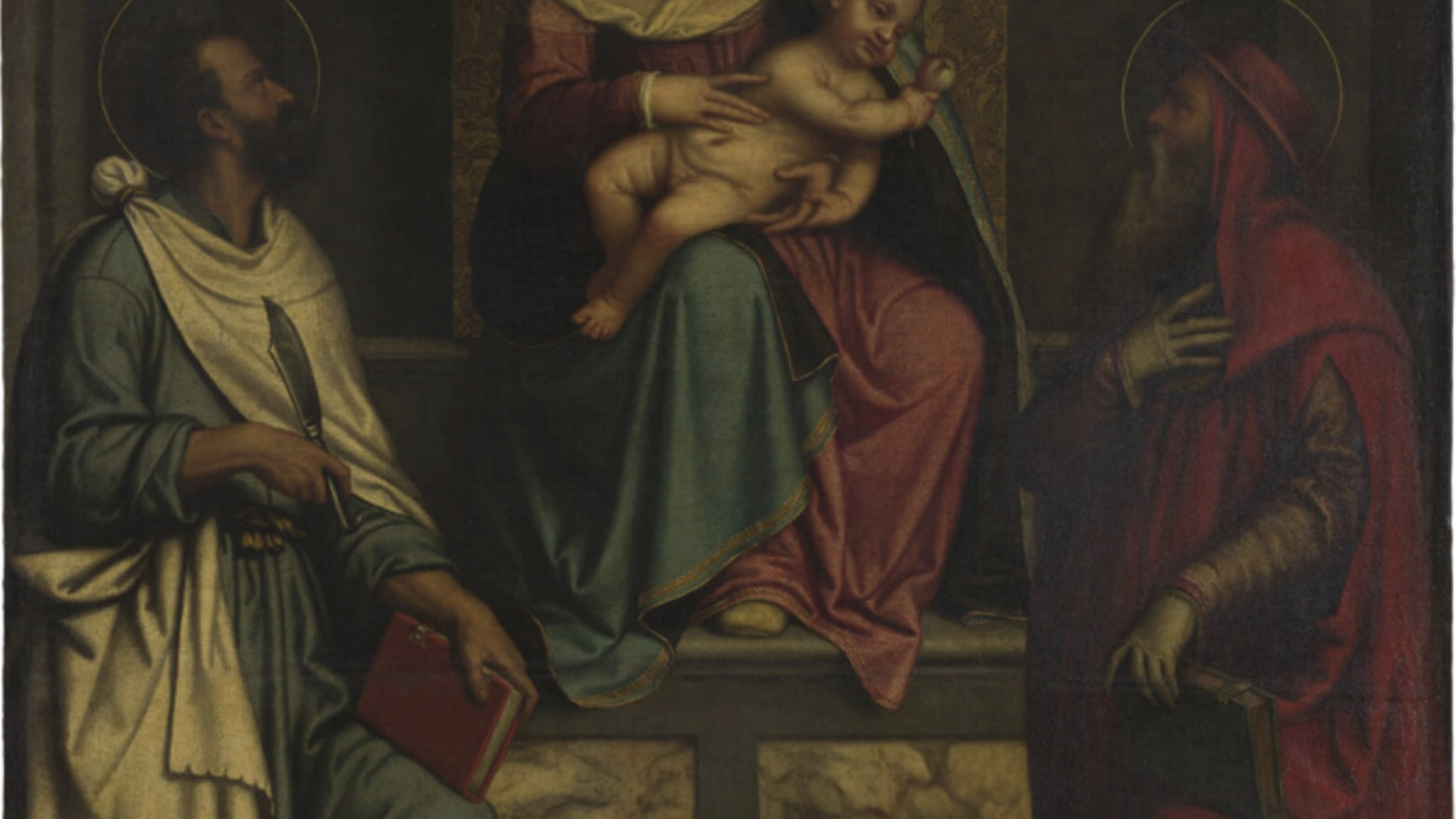 Enthroned Madonna and Child with Saints | PAVM