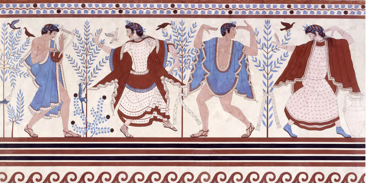 Life-Size Copies of the Pictorial Cycle of the Tomb of the Triclinium ...