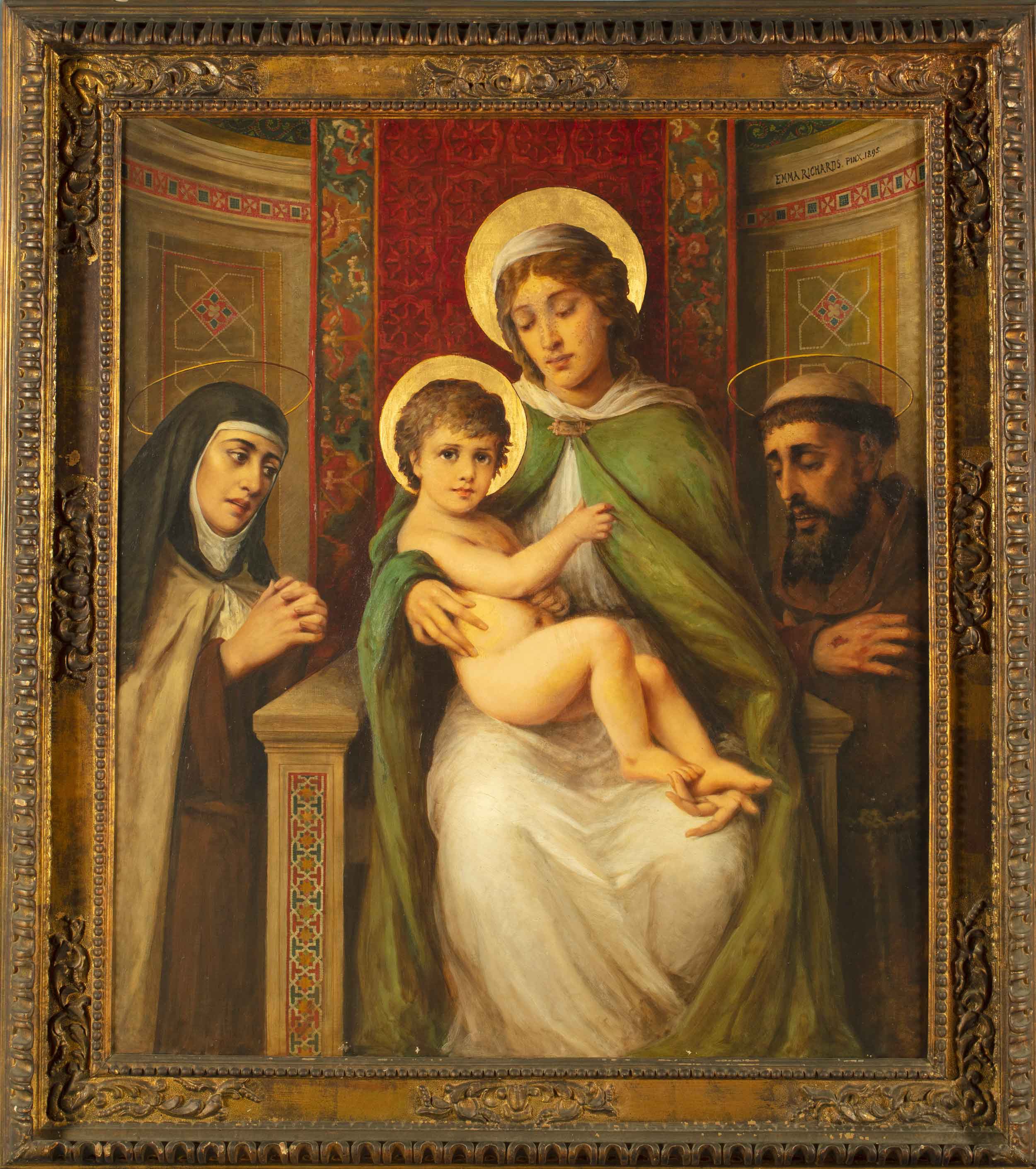 Madonna and Child between St. Theresa and St. Francis | PAVM